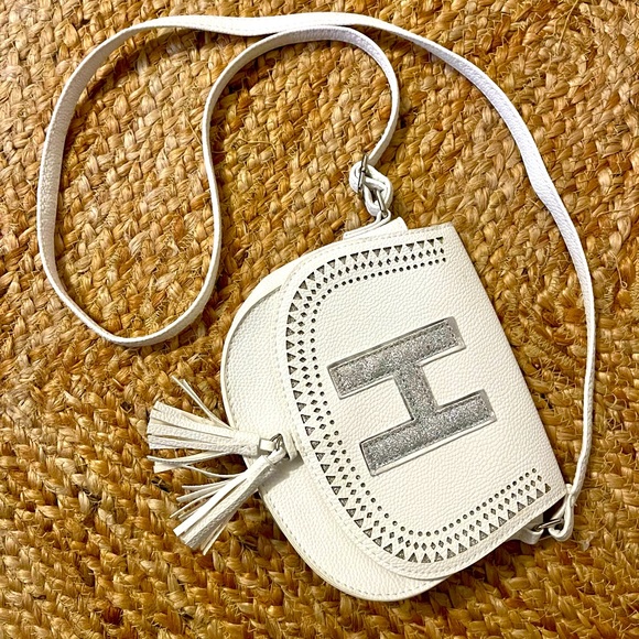Justice | Bags | White Metalic Silver H Purse Small | Poshmark